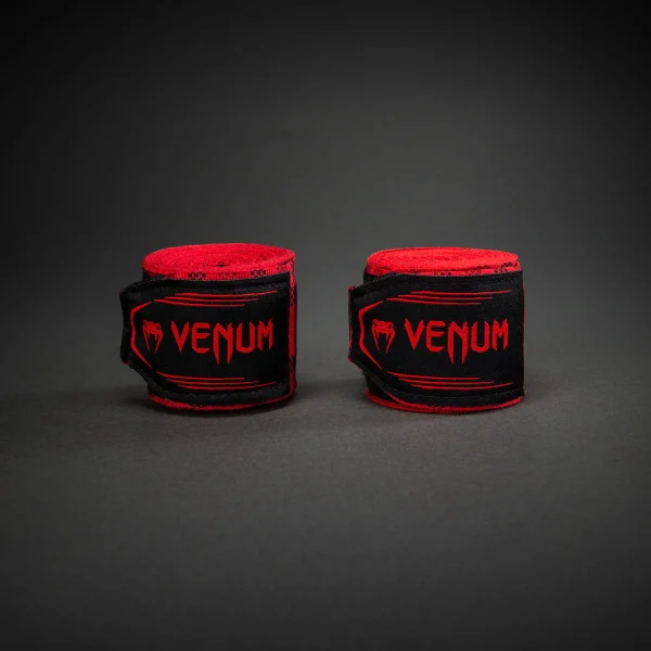 Venum Tartan Fury Red Bandaže - FightShop.si