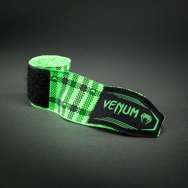 Venum Tartan Neon Green Bandaže - FightShop.si