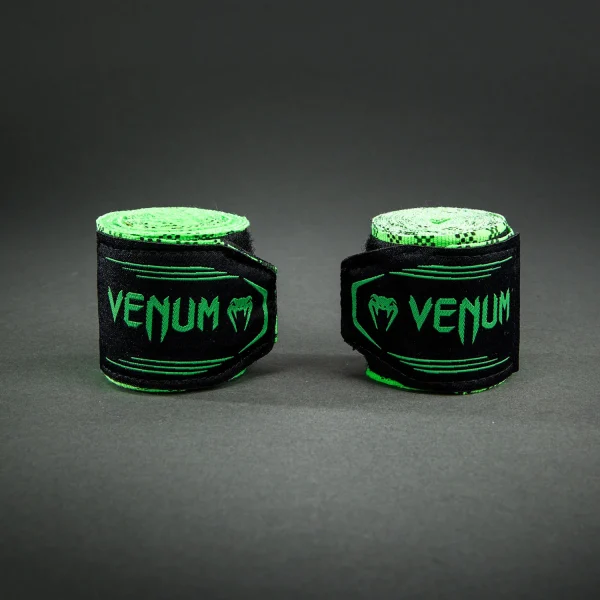 Venum Tartan Neon Green Bandaže - FightShop.si